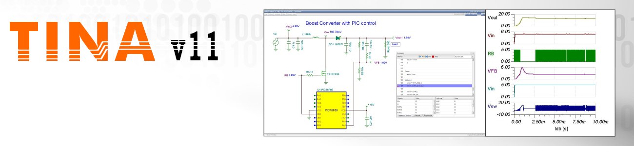 TINA - Circuit Simulator for Analog, Digital, MCU & Mixed Circuit Simulation