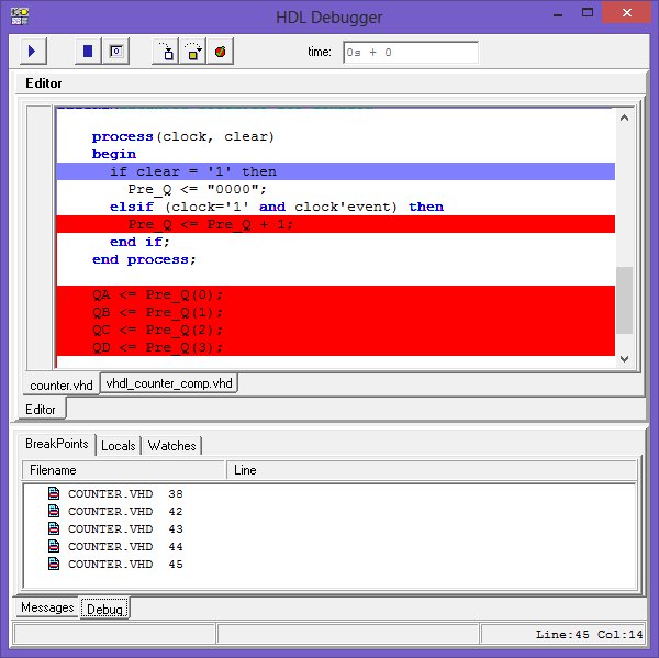 Hdl Debugger Debugging Vhdl And Verilog Codes