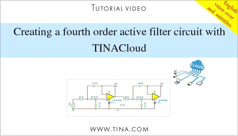 TINACloud中的原理图编辑器