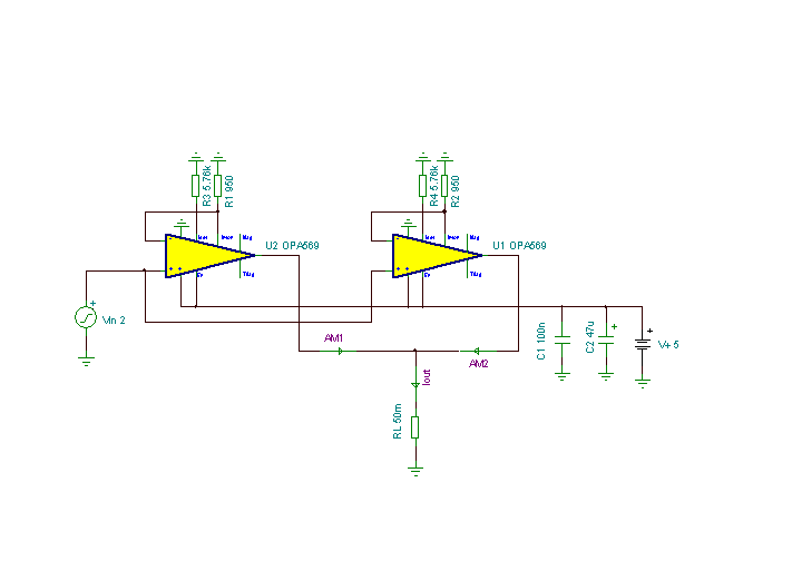 Two OPA569 Current Sources in Parallel-youtube - The Circuit Design Blog Two OPA569 Current Sources in Parallel-youtube - The Circuit Design Blog