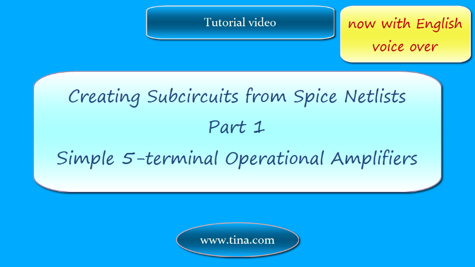 Creating Subcircuits From Spice Netlists Part1 Blog Voice The Circuit