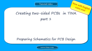 Creating two-sided PCBs in TINA, part 1: Preparing Schematics for PCB ...
