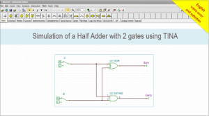 SimulationHalfAdder-XOR-TINA-Tumbnail-Blog - The Circuit Design Blog