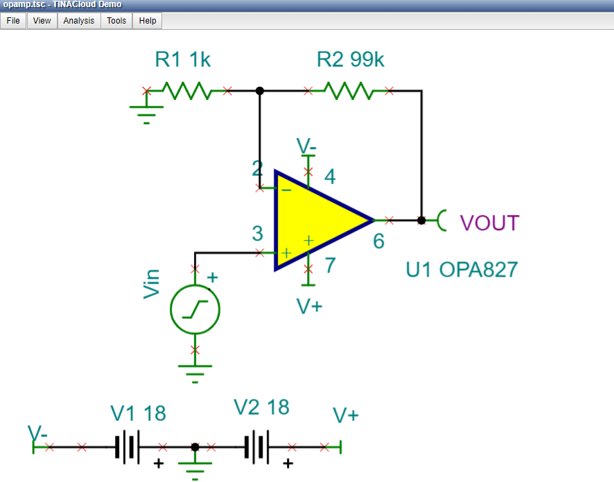 AddingAnalysisLink-opampCircuit - The Circuit Design Blog
