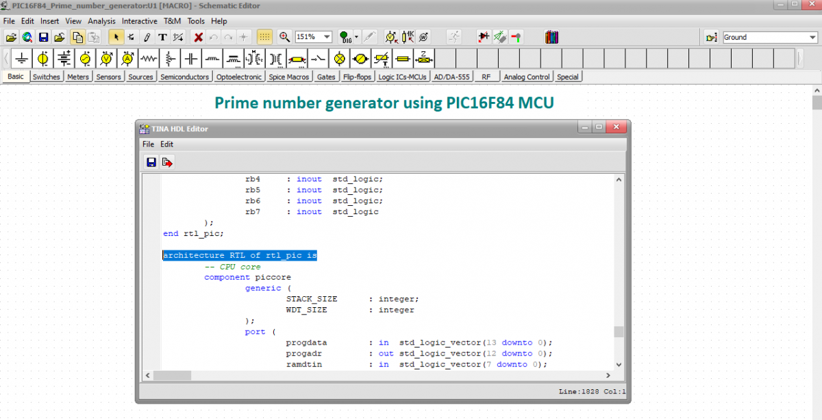 Simulating and downloading PIC circuits to Xilinx FPGA boards using TINA - The Circuit Design Blog