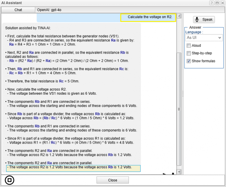 Creating a Quiz using AI and Creating step-by-step solution of simple DC/AC circuits with ...