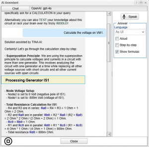 Creating a Quiz using AI and Creating step-by-step solution of simple DC/AC circuits with ...