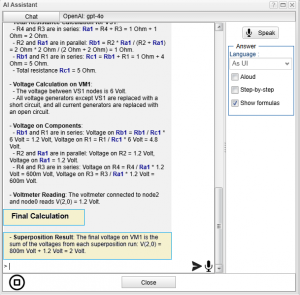 Creating a Quiz using AI and Creating step-by-step solution of simple DC/AC circuits with ...