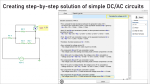 Creating a Quiz using AI and Creating step-by-step solution of simple DC/AC circuits with ...