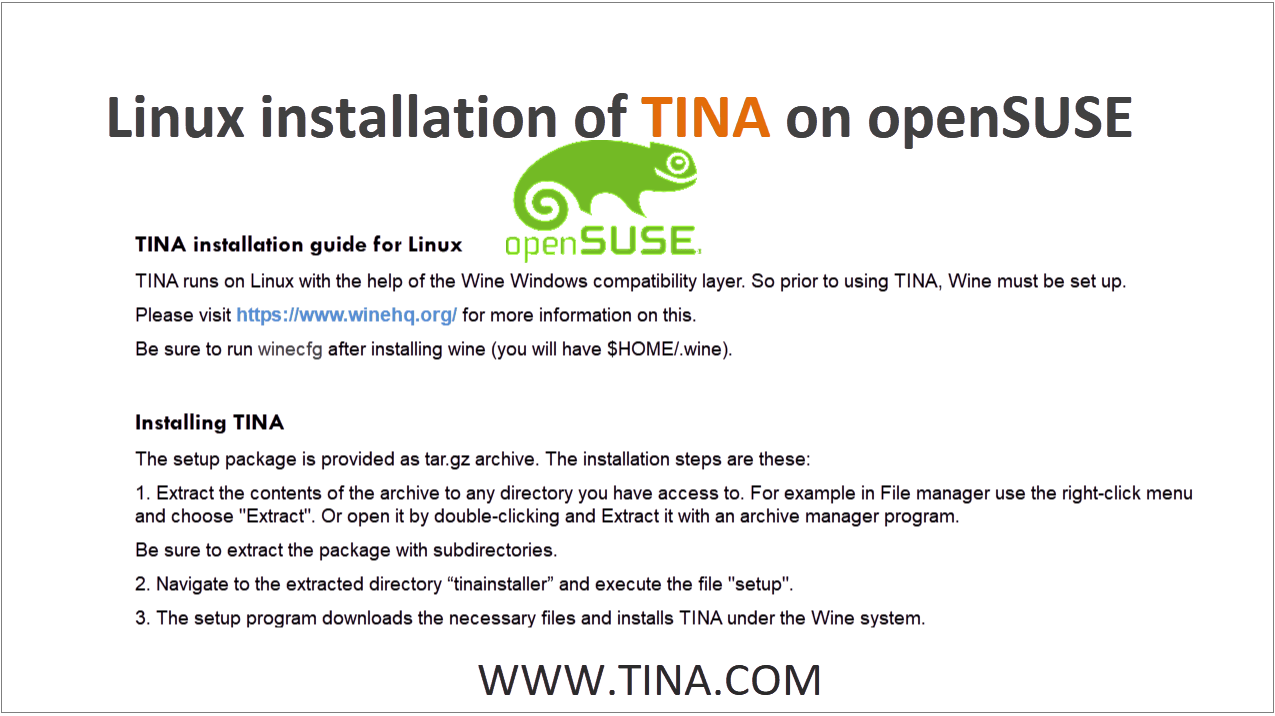 Linux installation of TINA on openSUSE - The Circuit Design Blog