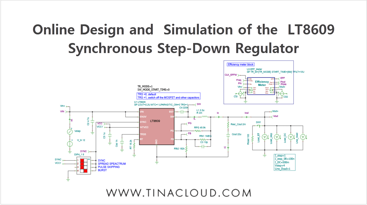 Online Design and Simulation of the LT8609 Step-Down Regulator - The ...