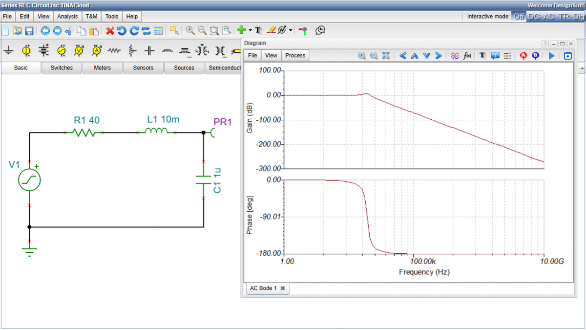 Converting and running basic Multisim Live circuits in TINACloud - The ...