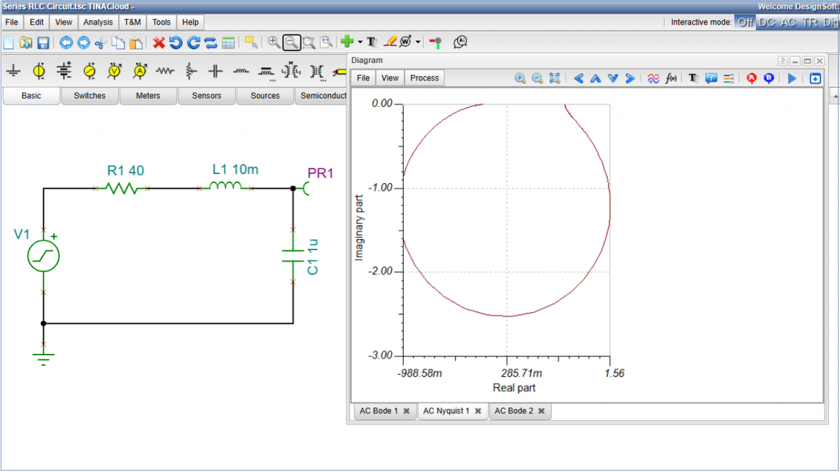 Converting and running basic Multisim Live circuits in TINACloud - The ...
