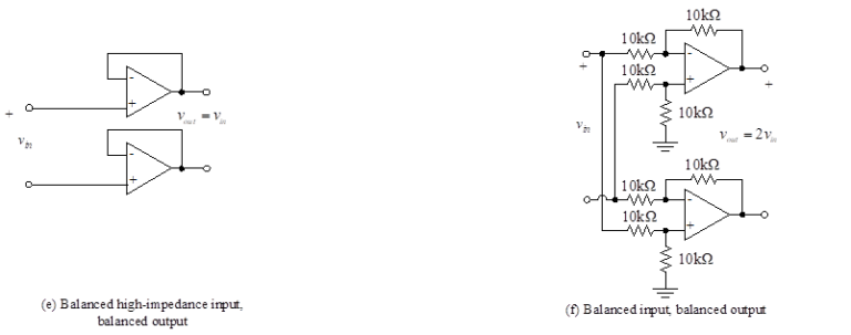 Amplifiers with balanced Inputs or Outputs-TINA and TINACloud